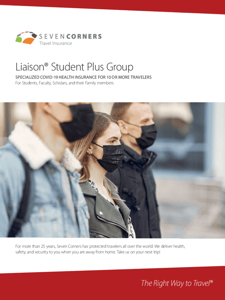 Fillable Online Liaison Student Plus Group - Visitor Insurance Services ...