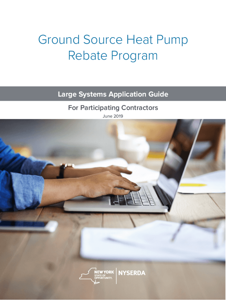 Fillable Online Ground Source Heat Pump Rebate Program Large Systems ...