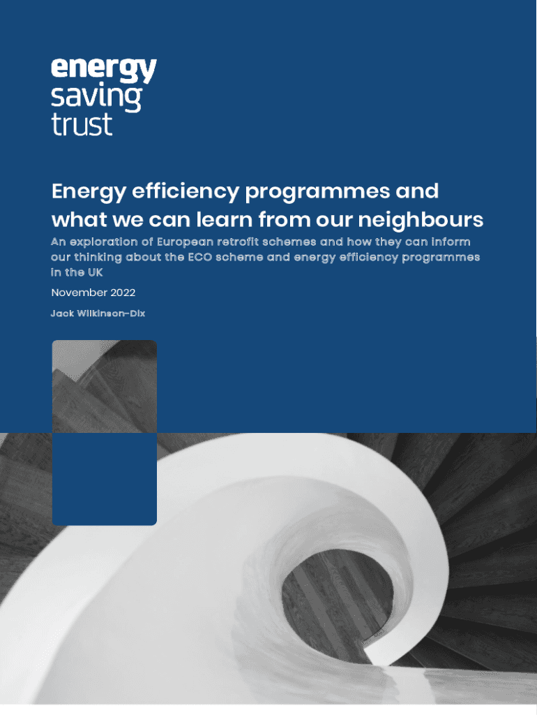 Fillable Online Energy efficiency programmes and what we can learn from ... Fax Email Print ...