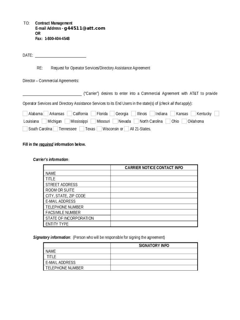 CLEC Network Ination Sheet Doc Template | pdfFiller