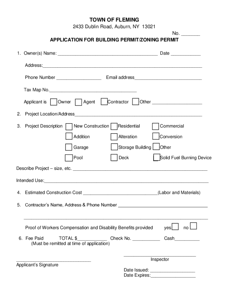 Fillable Online Fillable Online Zoning Variance Application - Town of ... Fax Email Print ...