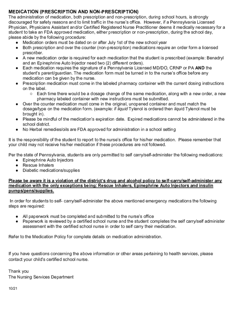 Fillable Online We are pleased you will be joining our school community ...