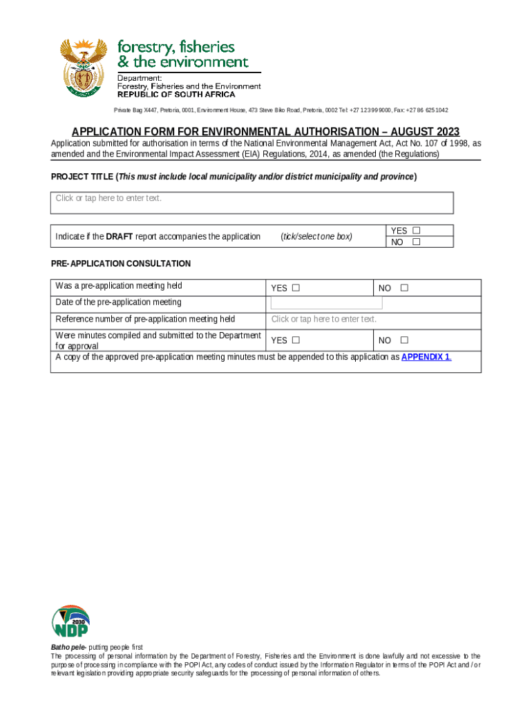 sDepartment of Environmental ... Doc Template | pdfFiller