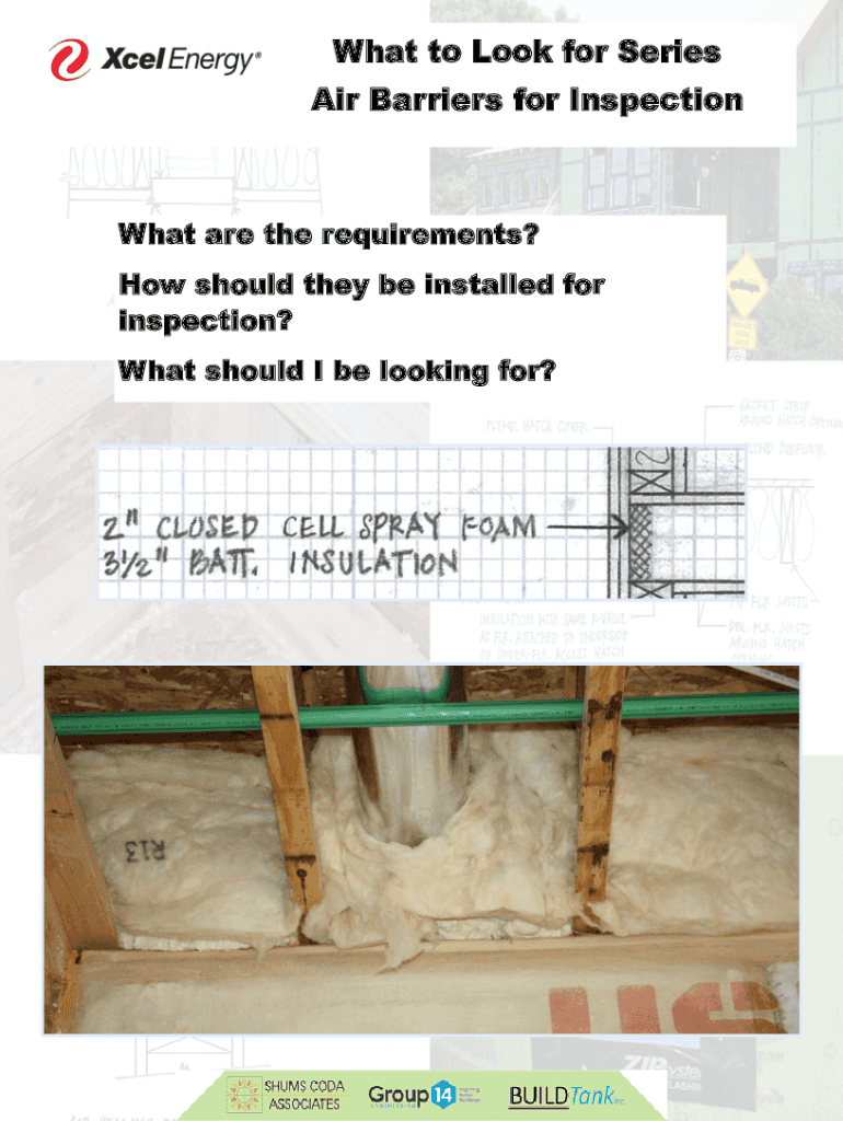 Fillable Online What to Look for Series Air Barriers for Inspection Fax ...