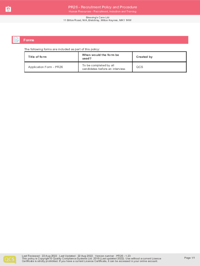 Fillable Online PR26-Application Form Updated.docx Fax Email Print - pdfFiller