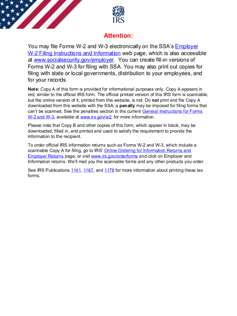 Fillable Online Attention: You may file Forms W-2 and W-3... Fax Email Print - pdfFiller