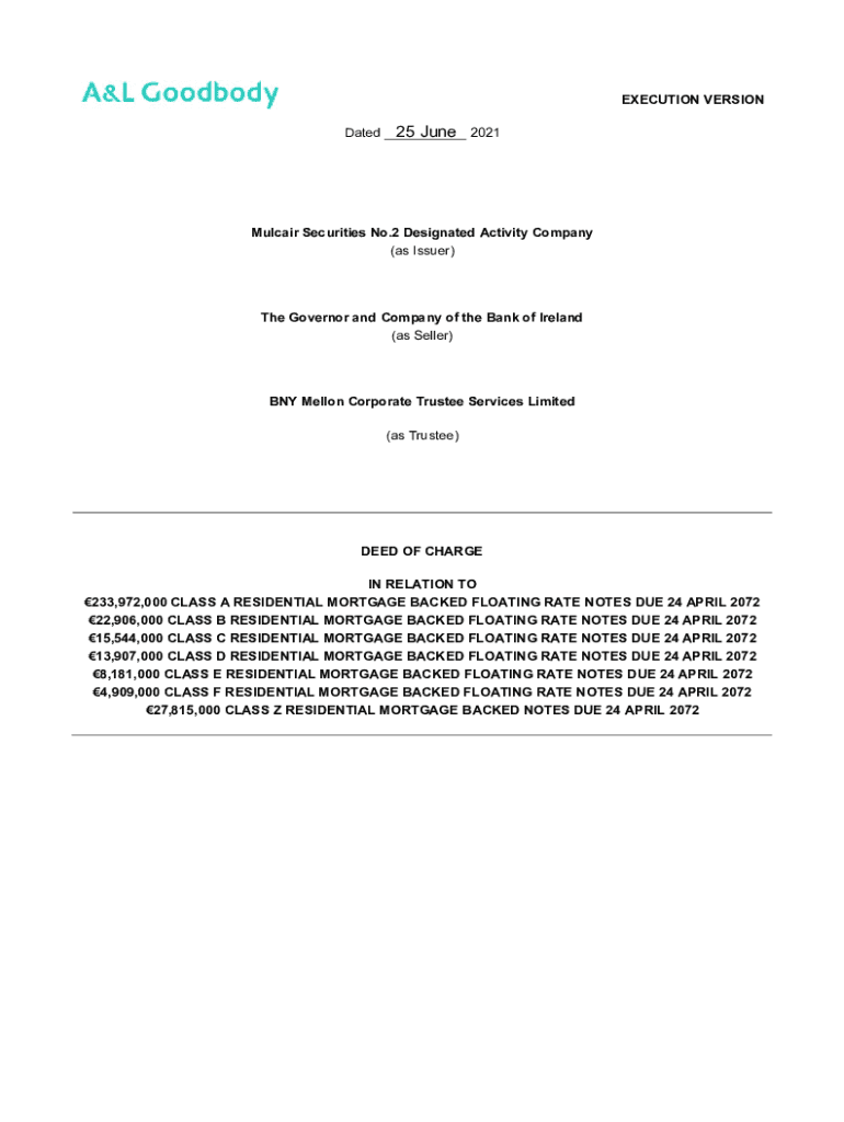 Fillable Online Draft - Deed of Charge (Snow 3) Fax Email Print - pdfFiller