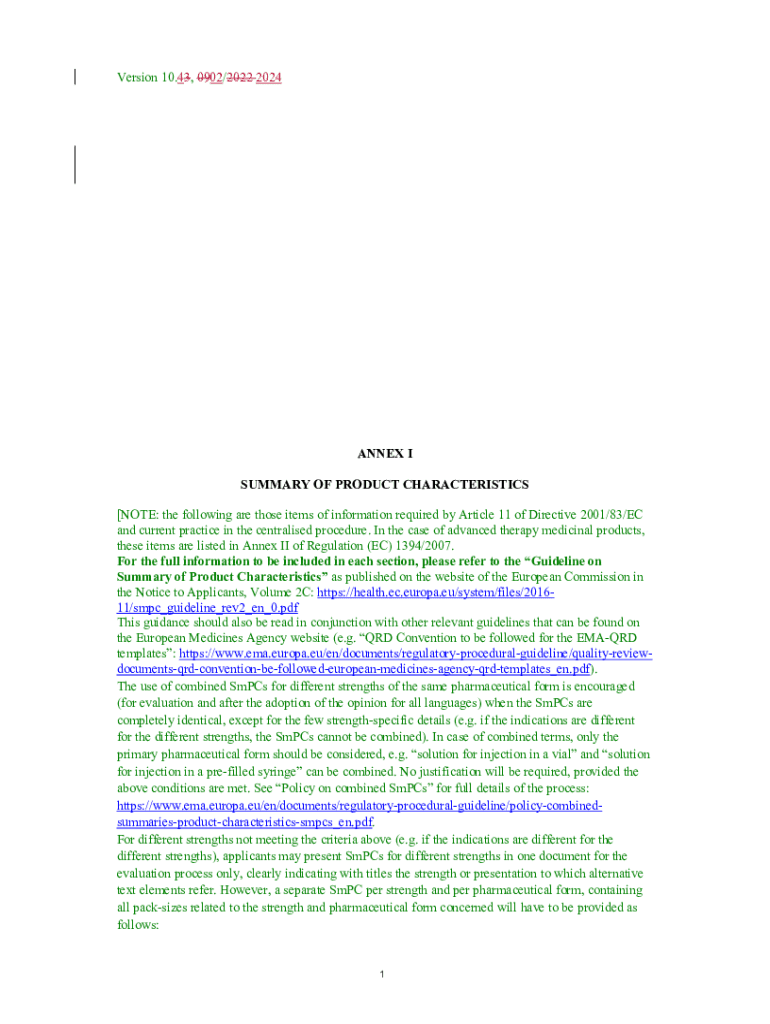 Fillable Online QRD product-information annotated template (English ...