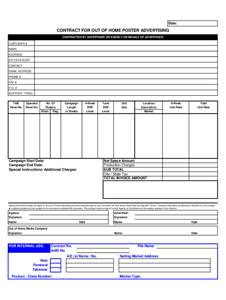 Fillable Online 04 Sample-Billboard-Agreement PDF Fax Email Print ...