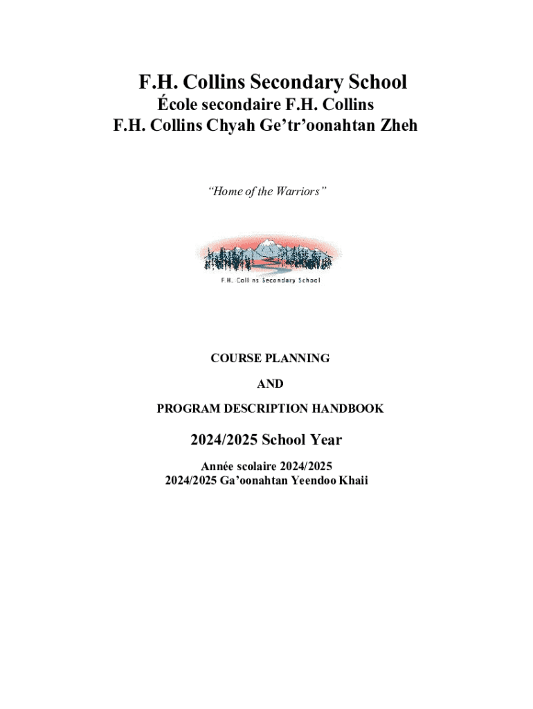 Fillable Online With F.H. Collins Secondary School teachers Meera Sarin ...