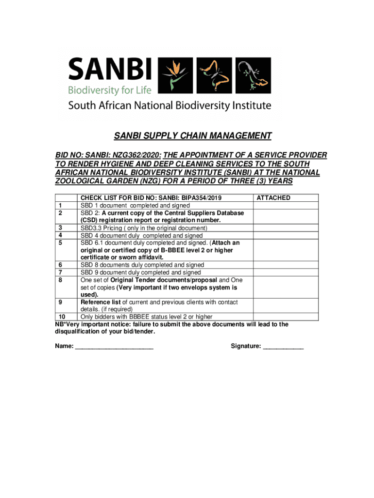 Fillable Online Service provider to render hygiene and deep cleaning ...