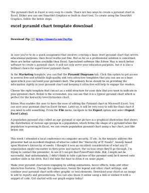 Fillable Online Excel Pyramid Chart Template Download Fax Email Print ...