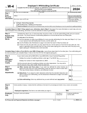 Fillable Online Form CenterForm W-4: Employee's Withholding Certificate ...