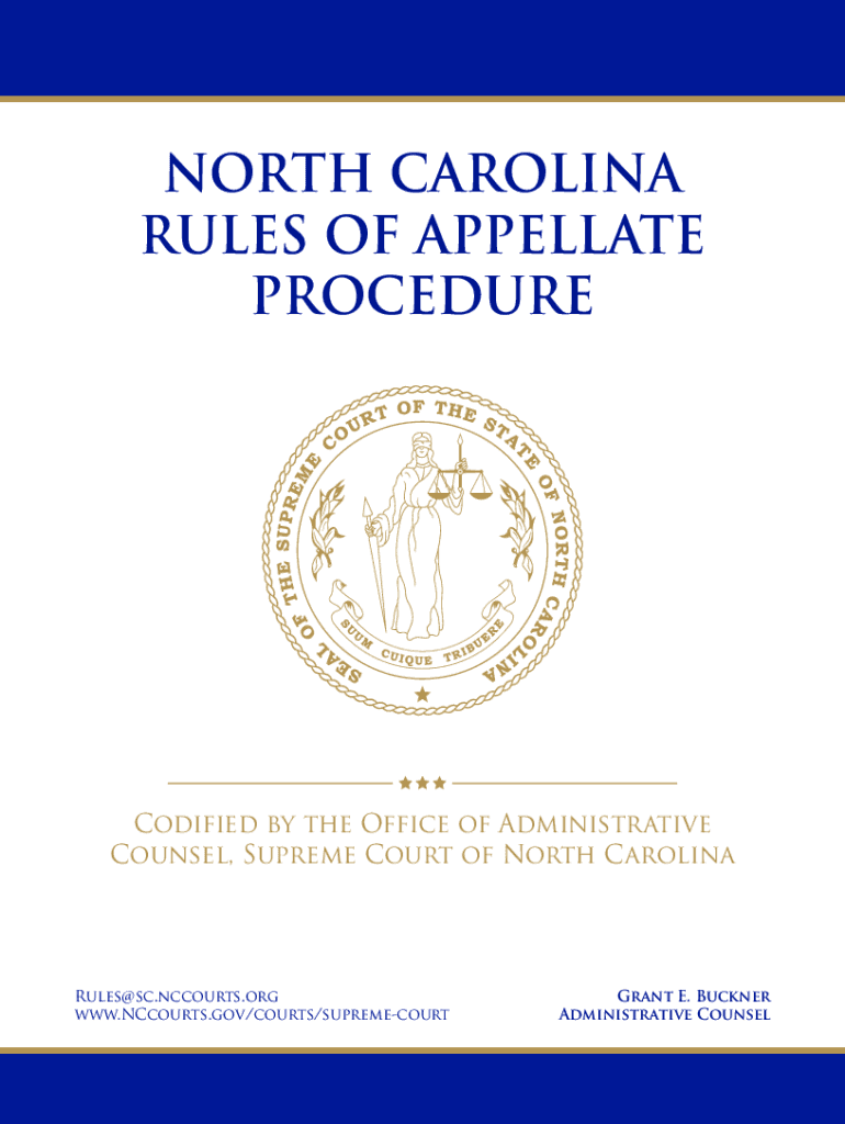 Fillable Online You Should Know About These New NC Appellate Rules Fax ...