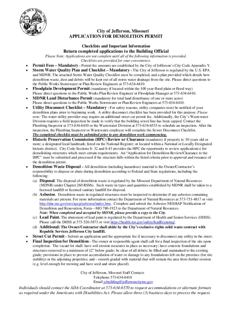 Fillable Online Checklists and Important Information Fax Email Print - pdfFiller