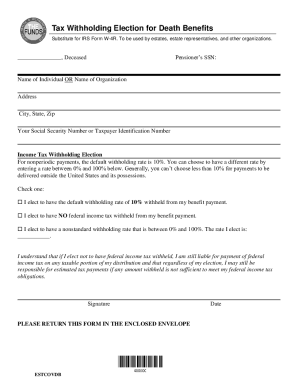 Fillable Online Substitute for IRS Form W-4R Fax Email Print - pdfFiller