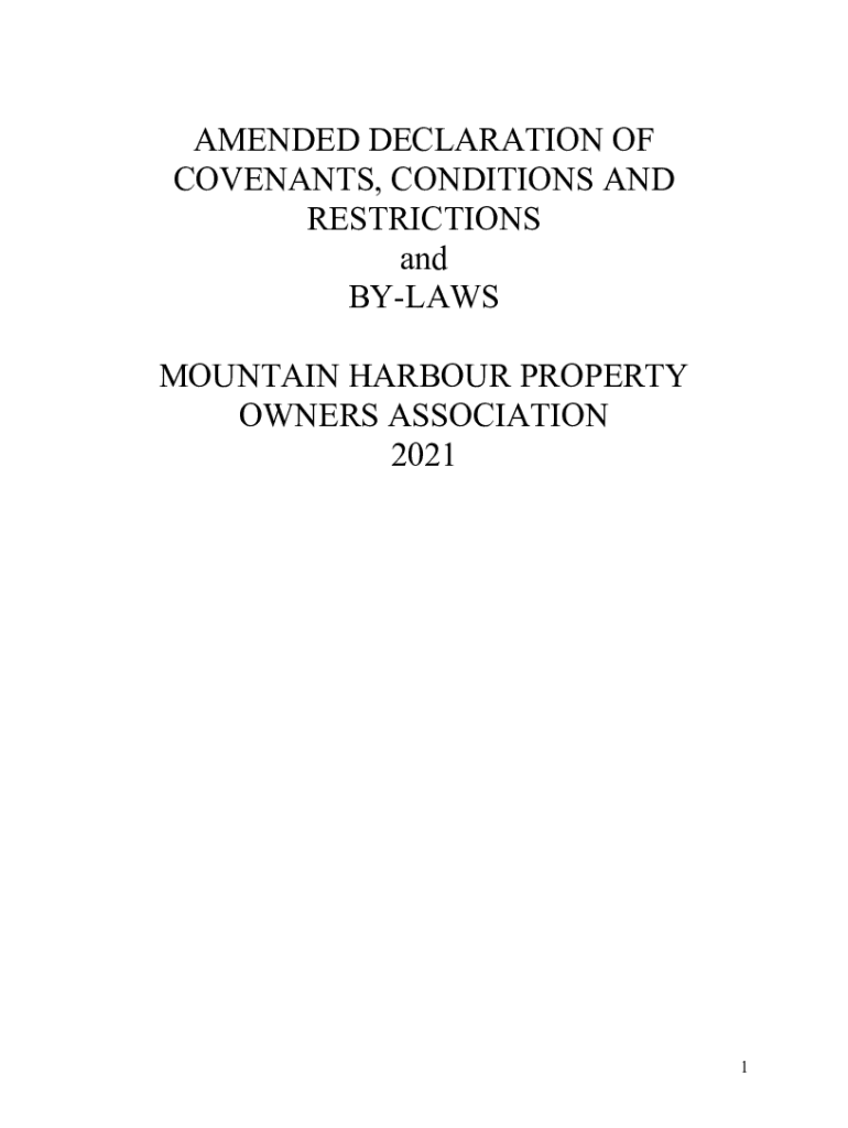Fillable Online declaration of covenants, conditions & restrictions of sector 12 ... Fax Email ...
