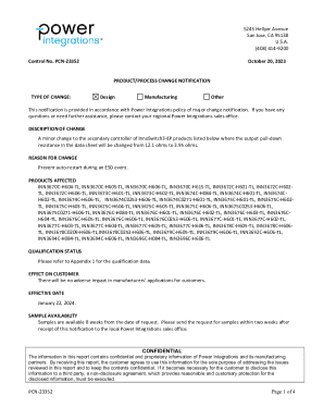 Fillable Online PCN-23352 Secondary Controller Minor Change to ...