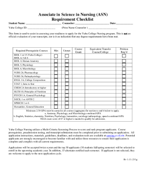Fillable Online yc yccd Yuba College Nursing Program Drop/Withdrawal ...