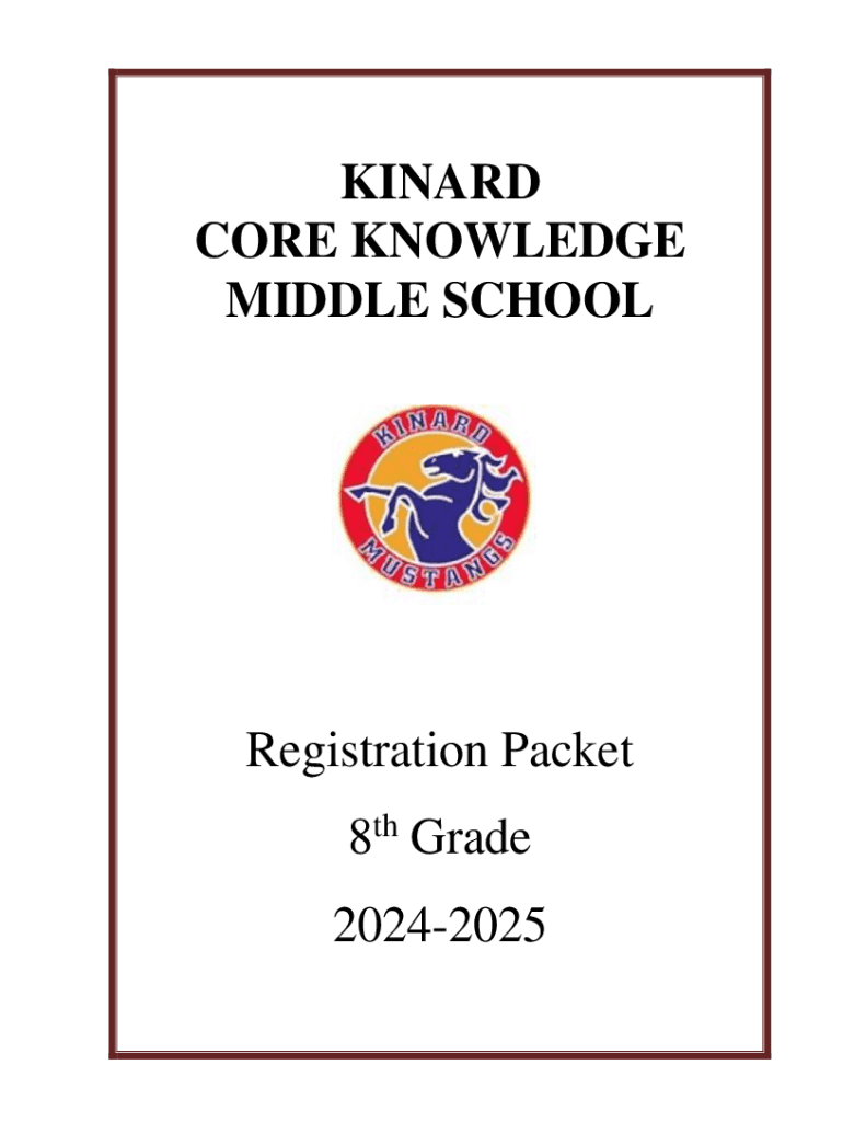 Fillable Online kin psdschools KINARD CORE KNOWLEDGE MIDDLE SCHOOL ...