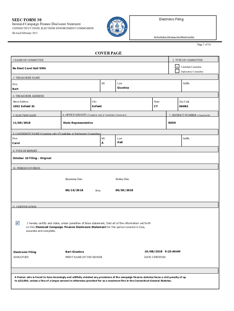 Fillable Online seec ct SEEC FORM CEP 10 2,r r Fax Email Print - pdfFiller