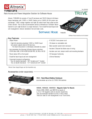 Fillable Online T1RSH3F8 Rack Access and Power Integration Solution ...