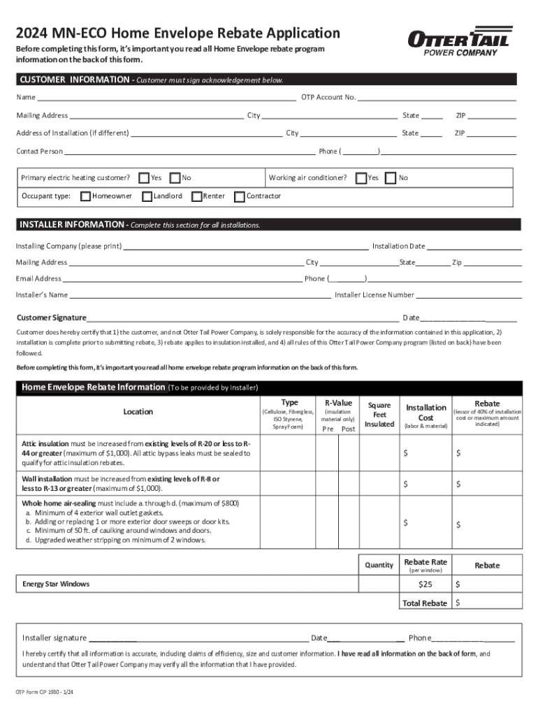 Fillable Online Home Insulation Form 19302024 v2 Fax Email Print ...