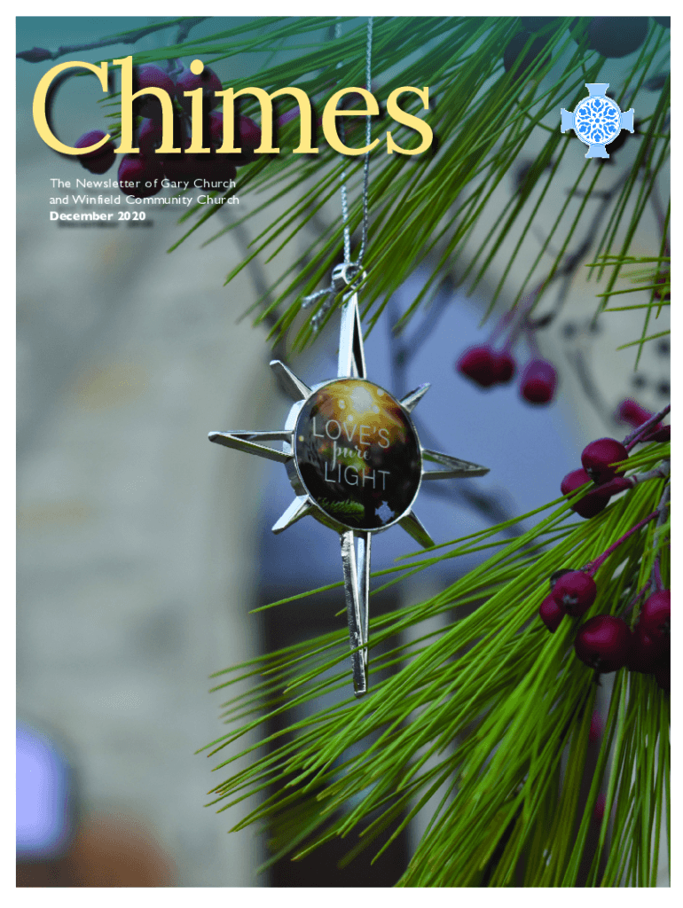 Fillable Online Chimes. The Newsletter of Gary Church and Winfield ...