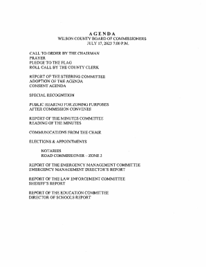 Fillable Online A. Pledge B. Opening Prayer C. Roll Call by the Clerk D ...