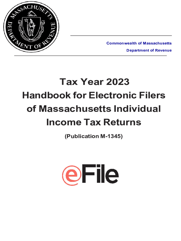 Fillable Online 2023 Massachusetts Personal Income Tax Forms and ...