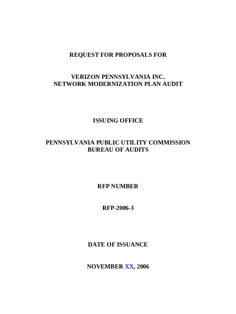 NETWORK MODERNIZATION PLAN AUDIT Doc Template | pdfFiller