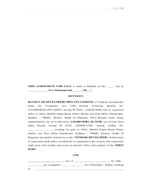 Fillable Online DEED OF SALE - RERA Fax Email Print - pdfFiller