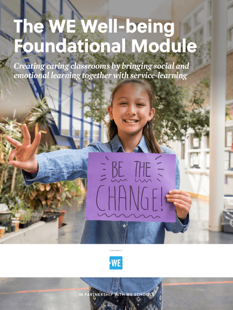 Fillable Online WE.org - We Charity l We're in this together Fax Email ...