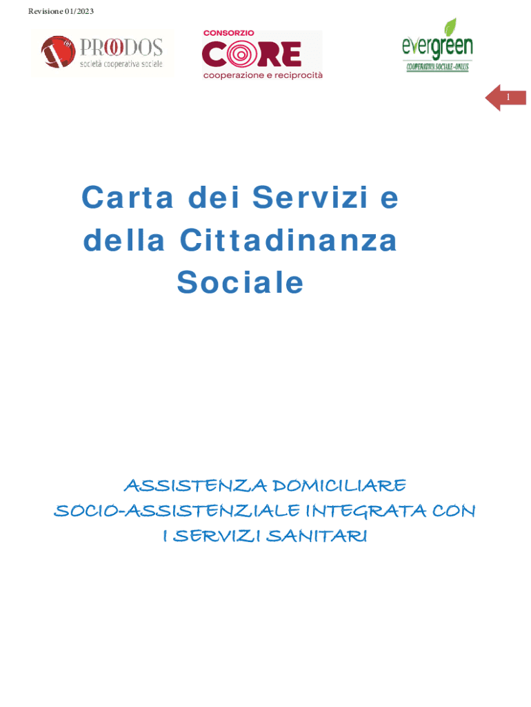Compilabile Online Carta dei Servizi e della Cittadinanza Sociale Fax ...