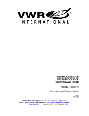 Fillable Online DEPYROGENATION MICROPROCESSOR CONTROLLED ... Fax Email ...