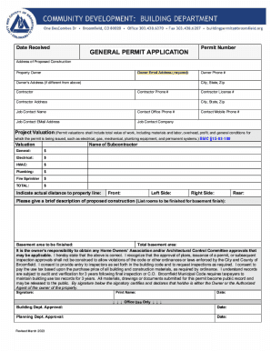 Fillable Online Required Documents for Permit Submittal Cover Sheet ...
