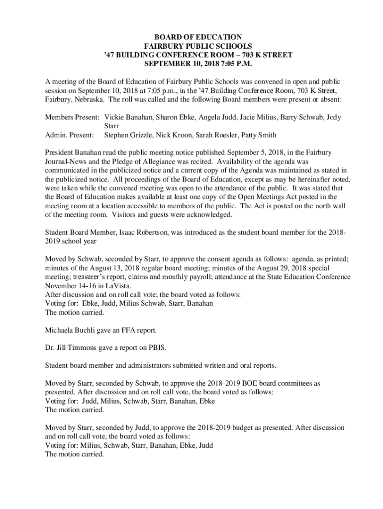 Fillable Online Present: Stephen Grizzle, Nick Kroon, Sarah Roesler ...