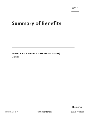 Fillable Online HumanaChoice SNP-DE H5216-267 (PPO D-SNP) Fax Email ...