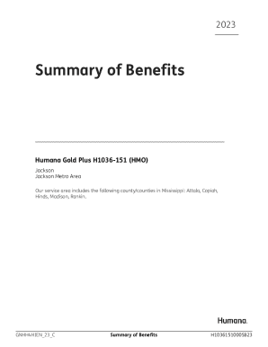 Fillable Online Humana Gold Plus H1036-151 (HMO) Fax Email Print ...