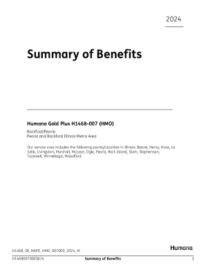 Fillable Online Humana Gold Plus H1468-007 (HMO) - Ribbon Health Fax ...