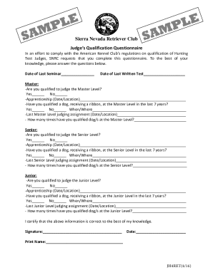 Fillable Online images akc Resources for Retriever Hunt Test Judges Fax ...