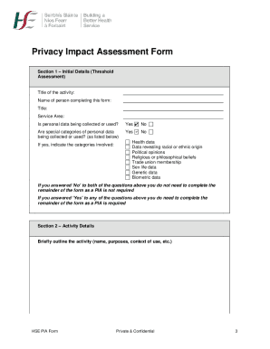 Fillable Online HSE Privacy Impact Assessment (PIA) Process Guidance ...