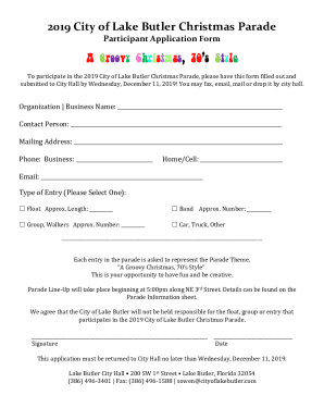 Fillable Online Parade Float Winners-... - Lake Butler, Florida ...