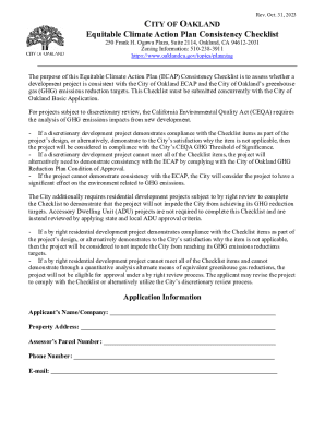 Fillable Online Equitable Climate Action Plan (ECAP) Consistency ...