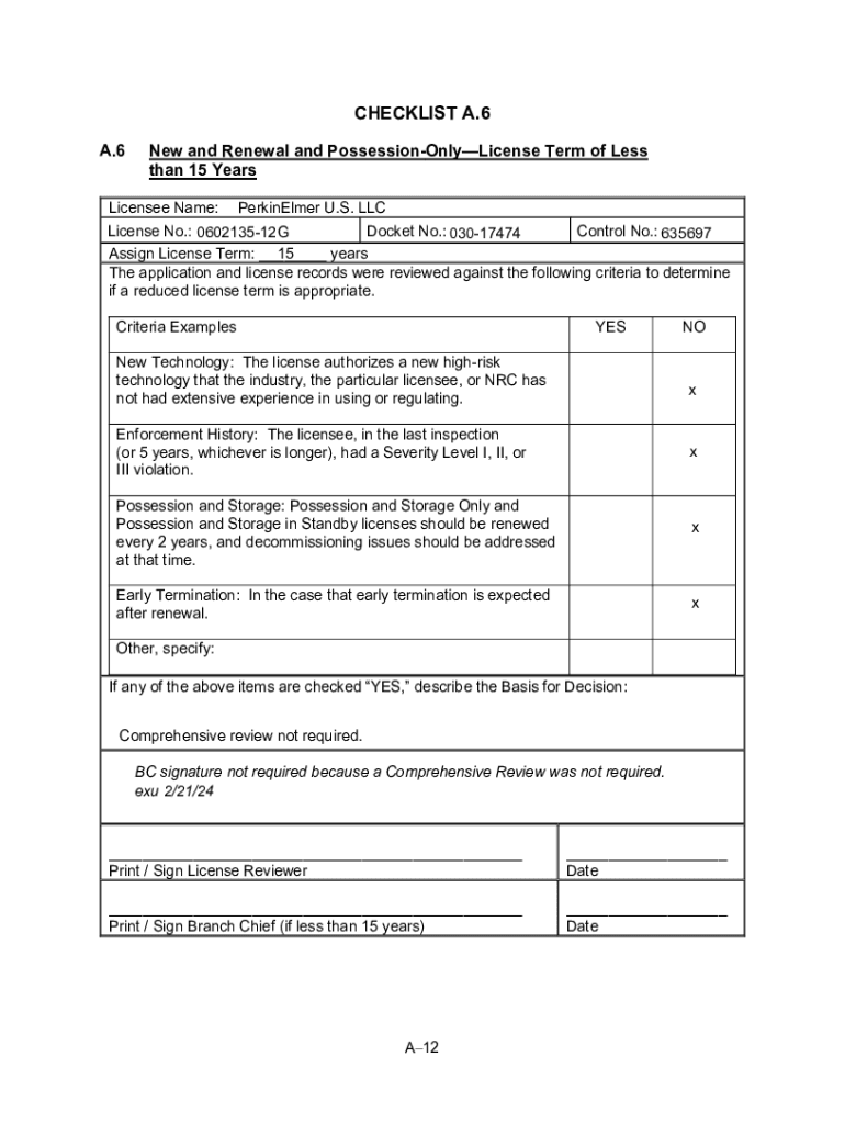 Fillable Online PerkinElmer U.S. LLC, Acceptance of Notification of ...