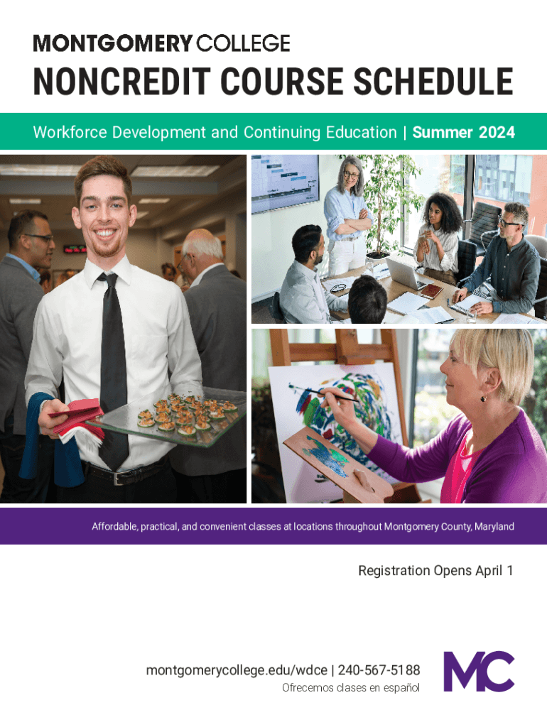 Fillable Online Course Offerings and Schedule Information Fax Email ...