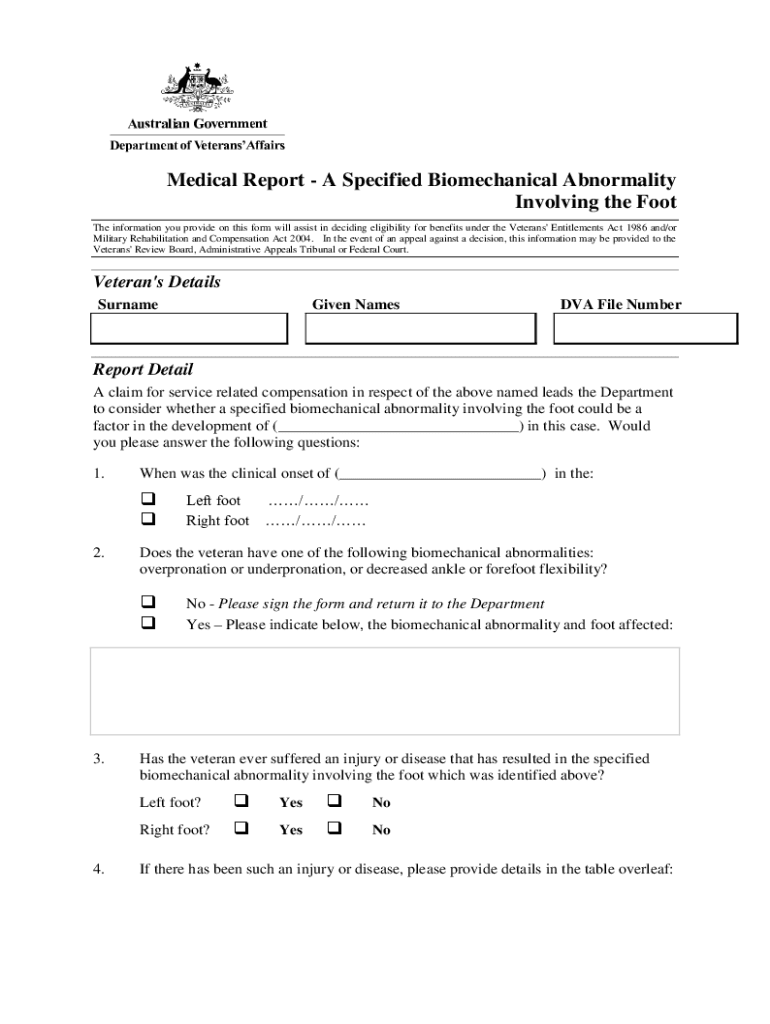 Fillable Online A Specified Biomechanical Abnormality Involving the ...