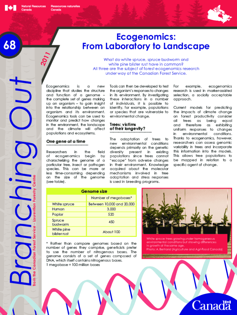 Fillable Online Ecogenomics: From Laboratory to Landscape Fax Email ...