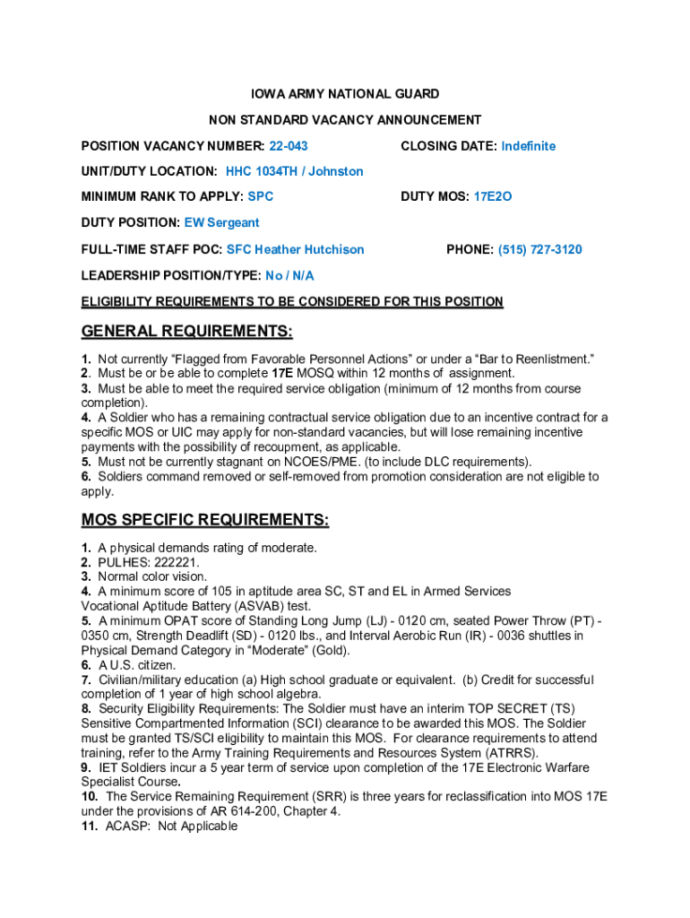 Fillable Online army national guard agr job vacancy announcement (jva ...