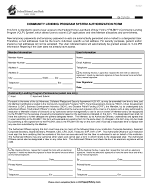 Fillable Online CLP 003 - Community Lending Program System ...